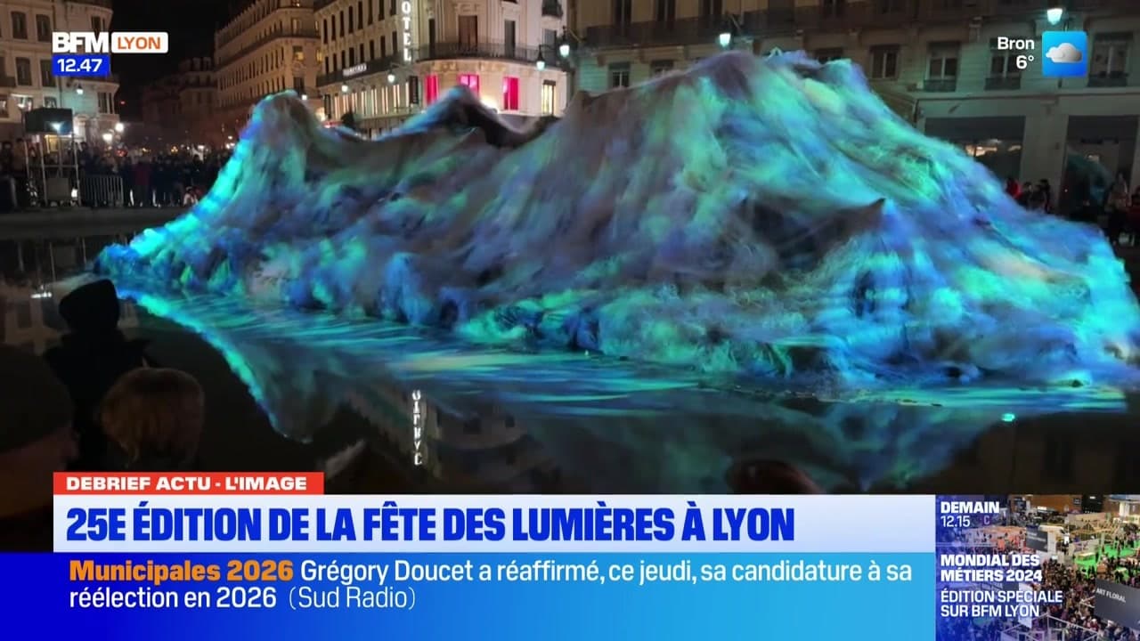 Debrief'Actu du jeudi 5 décembre 2024 - 25e édition de la Fête des Lumières à Lyon