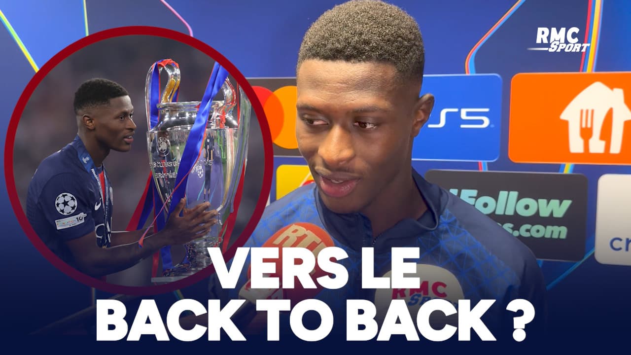 PSG 4-0 Atalanta : "Gagner la deuxième LDC ? C'est très difficile..." relativise Nuno Mendes