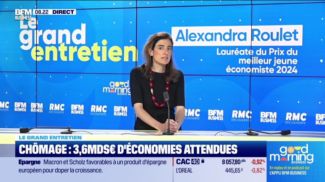 Alexandra Roulet (Prix du meilleur jeune économiste 2024) : Chômage, 3 ...