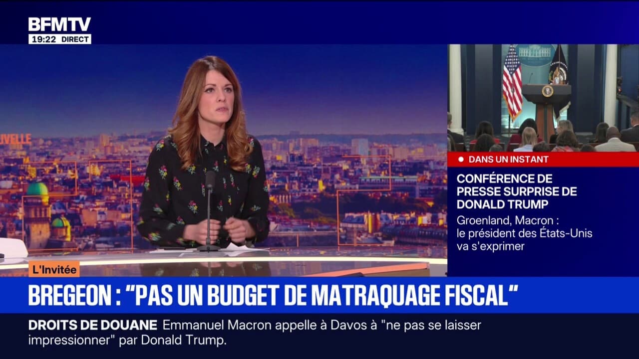 Maud Bregeon, porte-parole du gouvernement, déclare "qu'il n'y aura pas ...