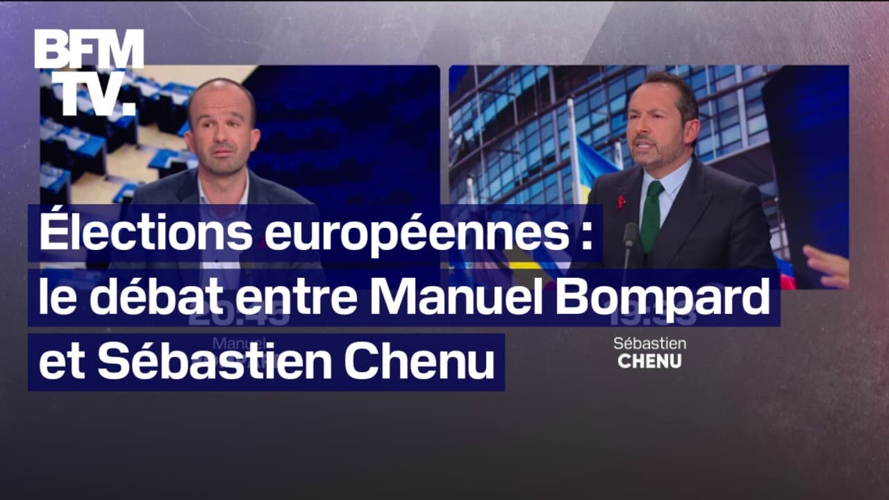 Élections européennes : le débat entre Manuel Bompard (LFI) et ... Élections européennes : le débat entre Manuel Bompard (LFI) et ...