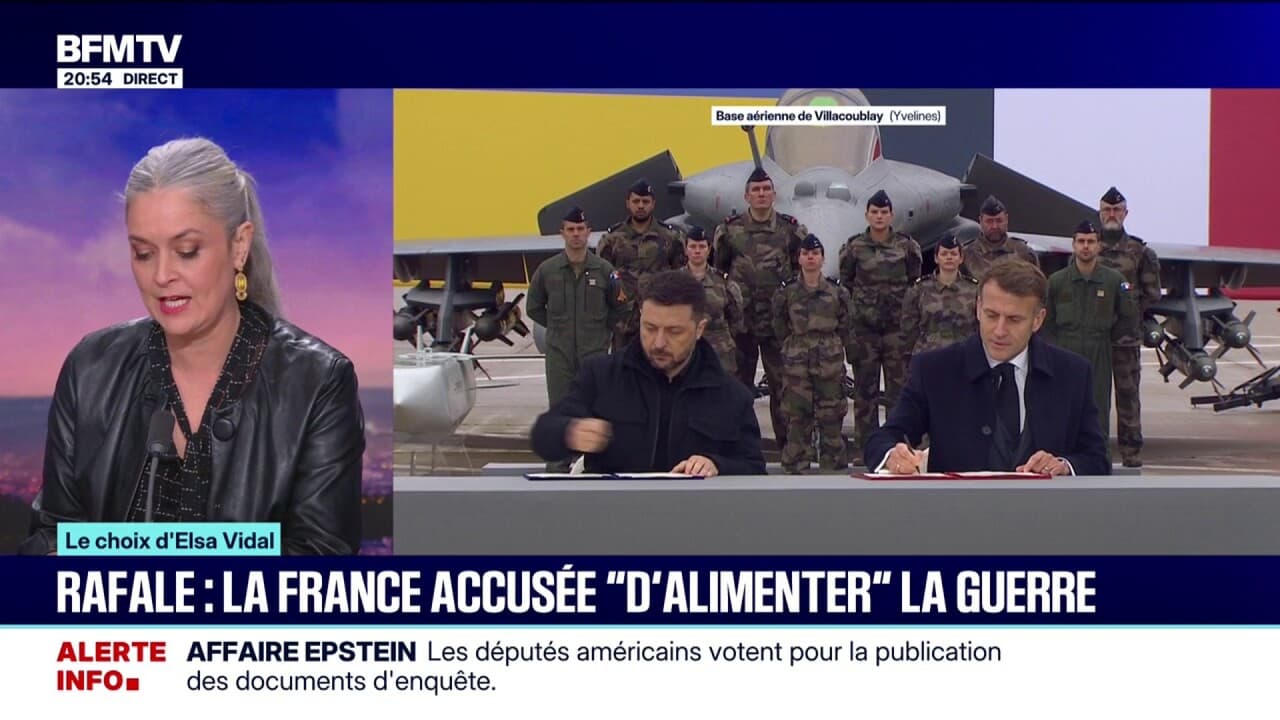 LE CHOIX D'ELSA VIDAL - Rafale: la France accusée "d'alimenter" la guerre
