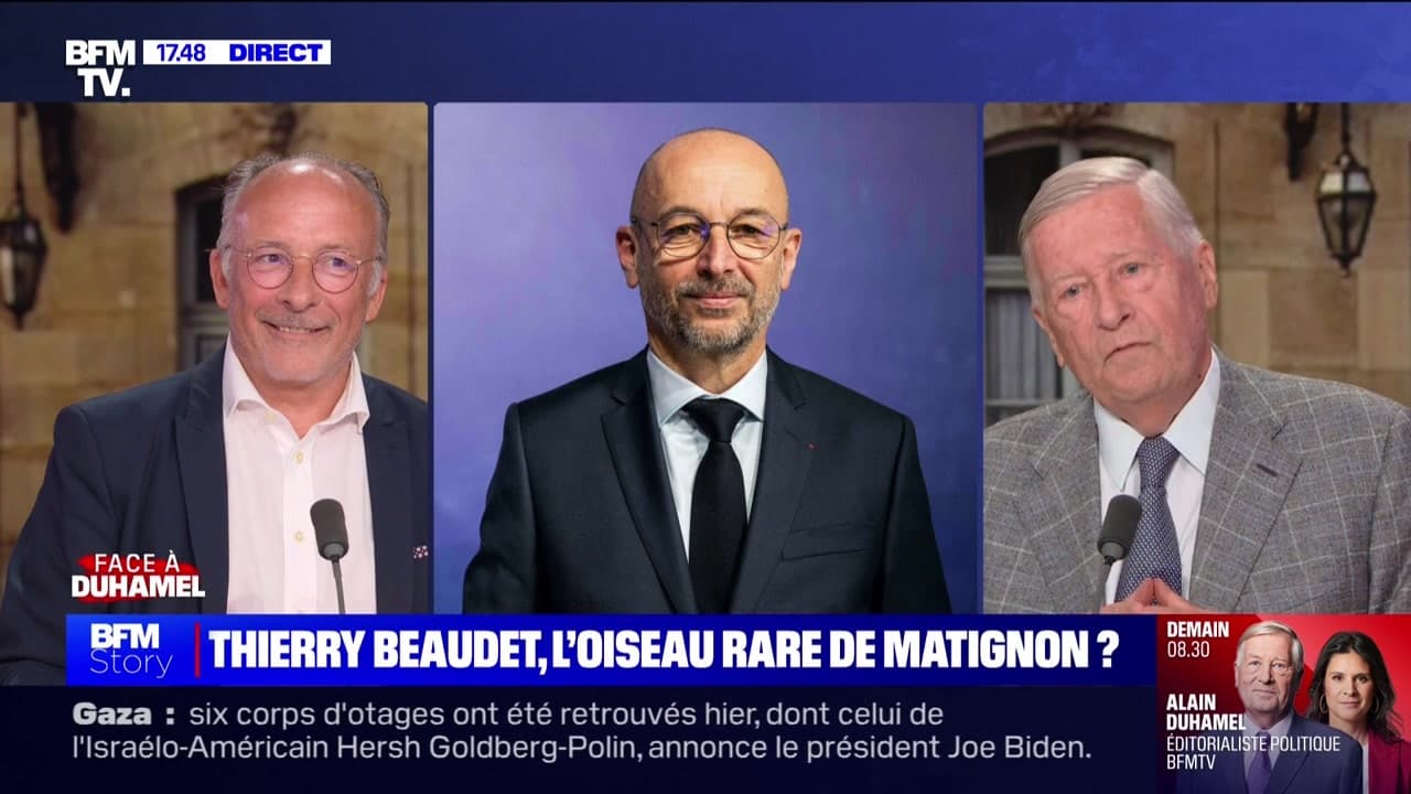 Face à Duhamel: Yves Thréard - Thierry Beaudet, l'oiseau rare de Matignon ? - 02/09