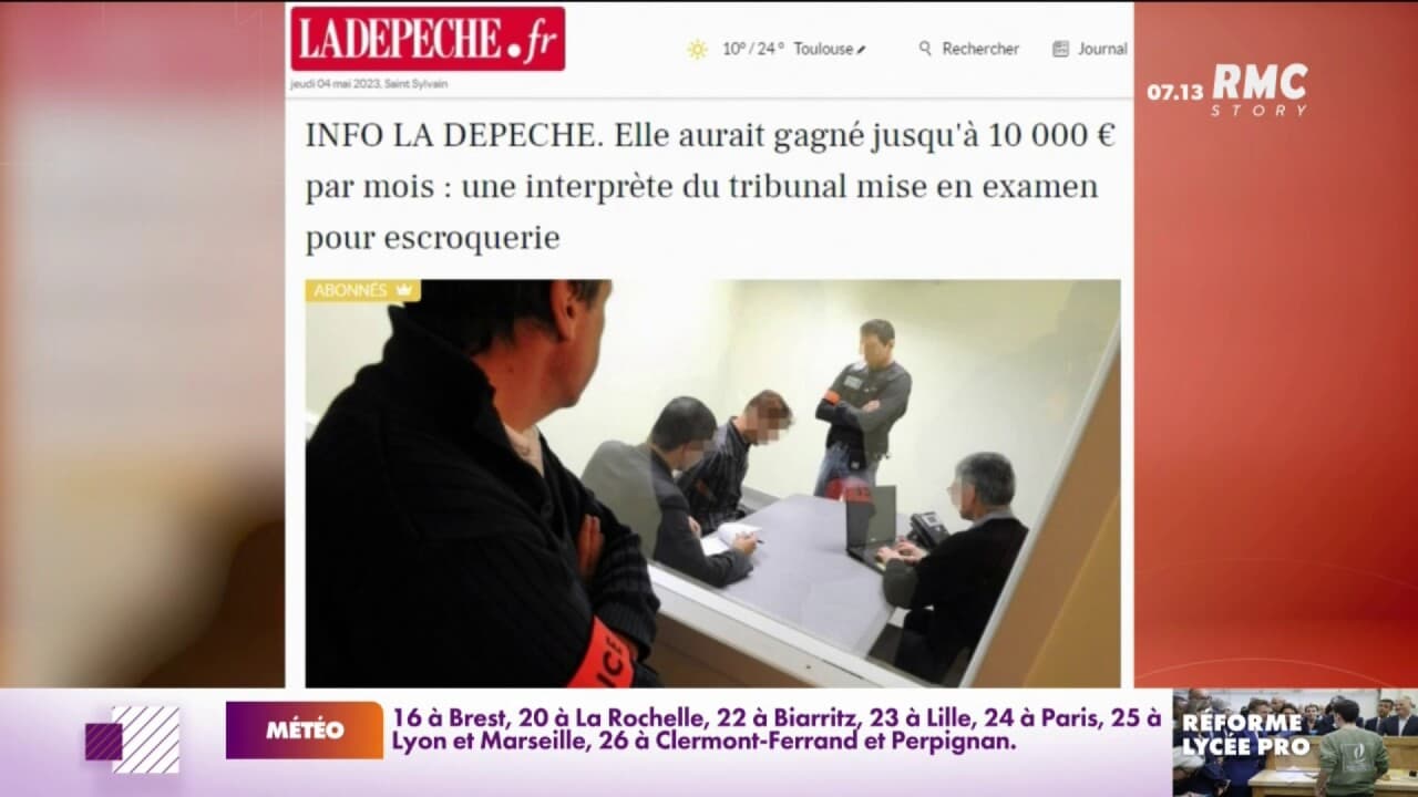 Une interprète escroque le ministère de la justice