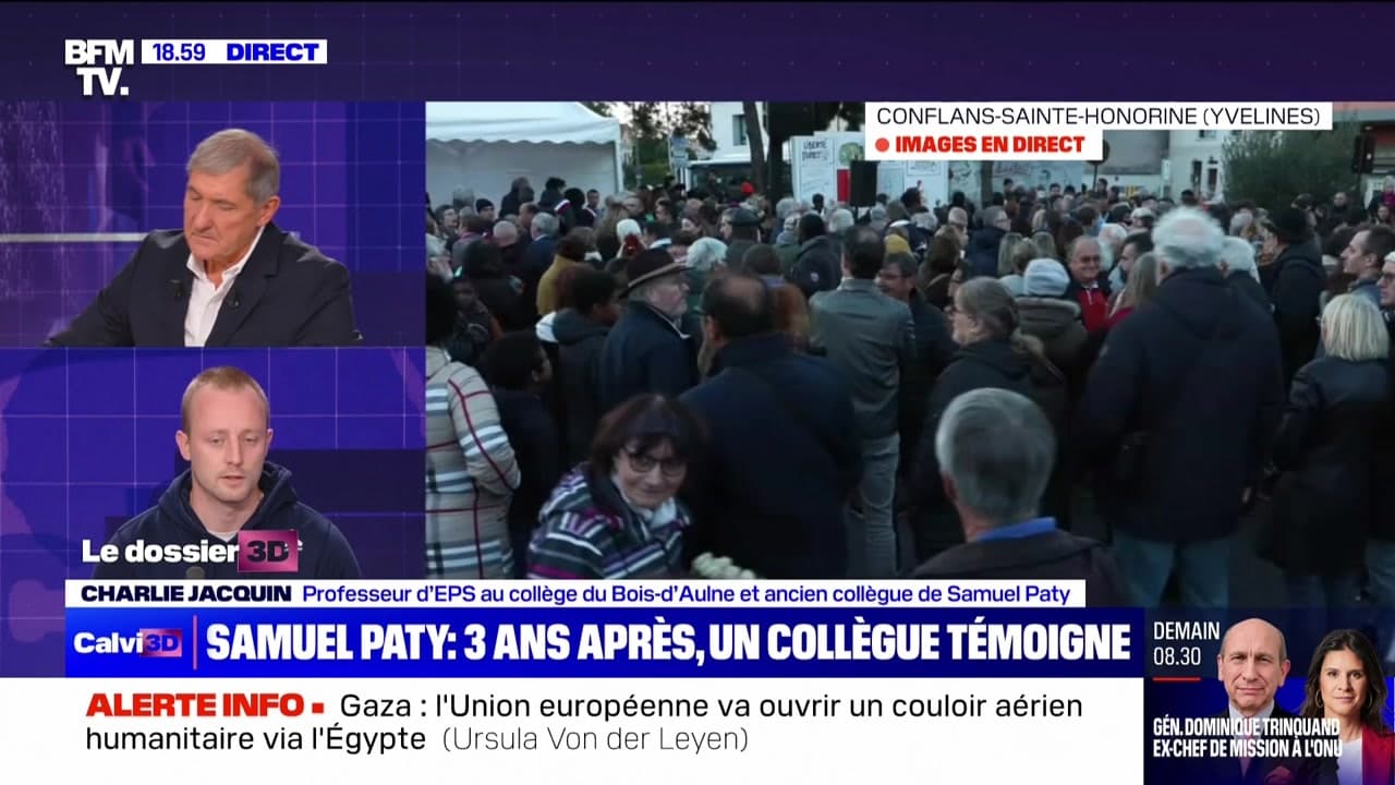Dominique Bernard, Samuel Paty : une journée d'hommages - 16/10
