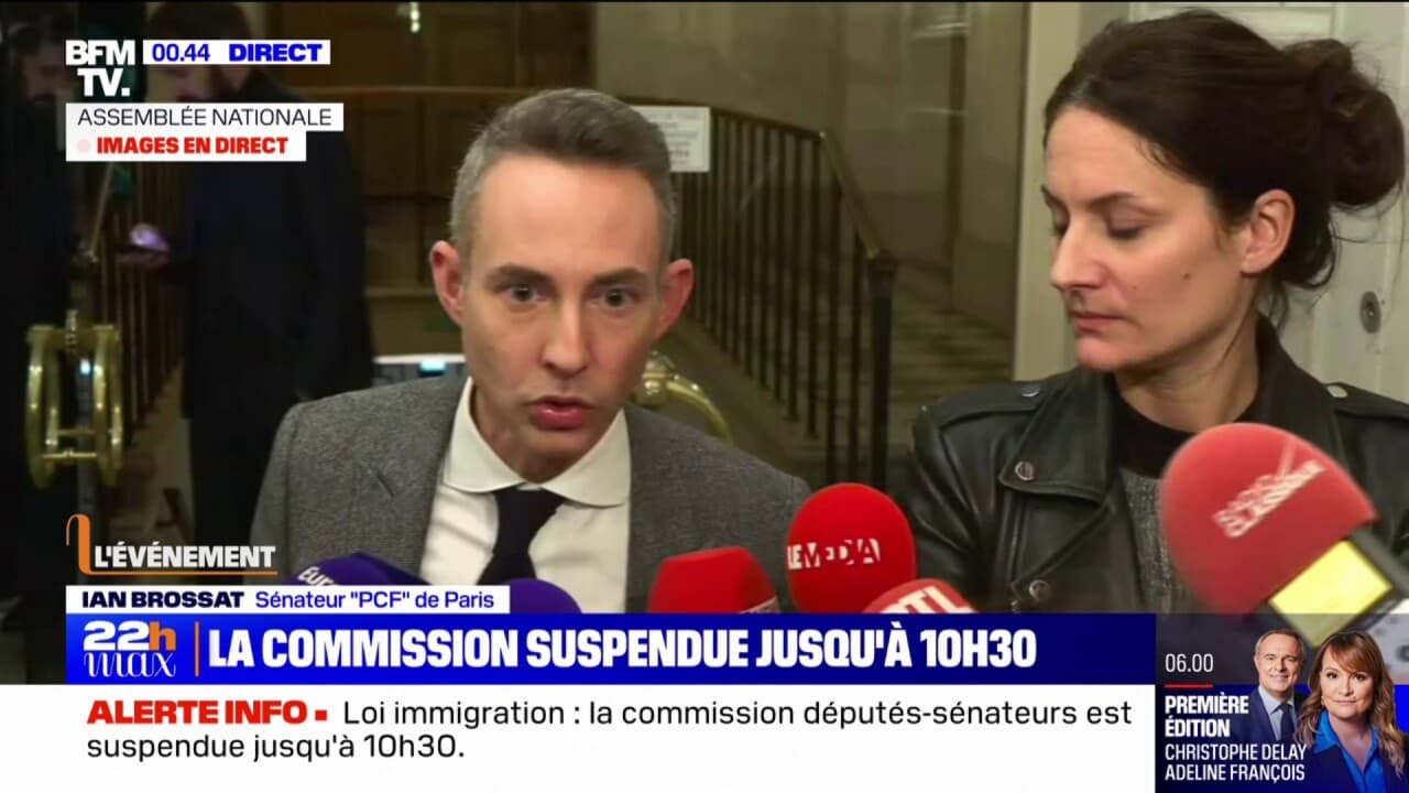 Ian Brossat (PCF) sur le projet de loi immigration: "Il n'y a pas un ...