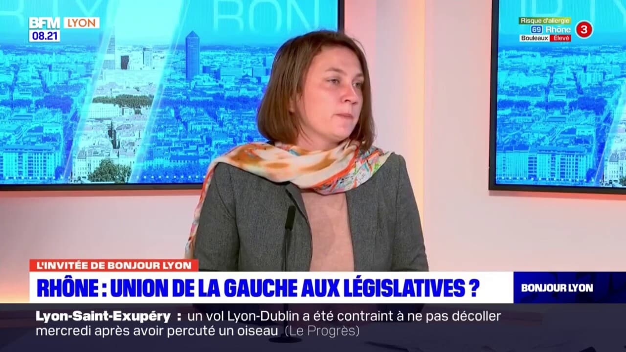 Législatives: l'élue LFI de Lyon Aurélie Gries affirme que l'union de ...