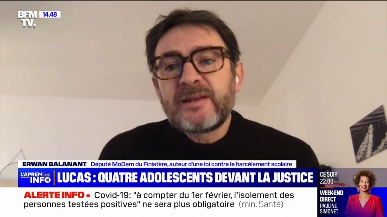 Erwan Balanant, député MoDem: "Le harcèlement scolaire n'est pas anodin ...