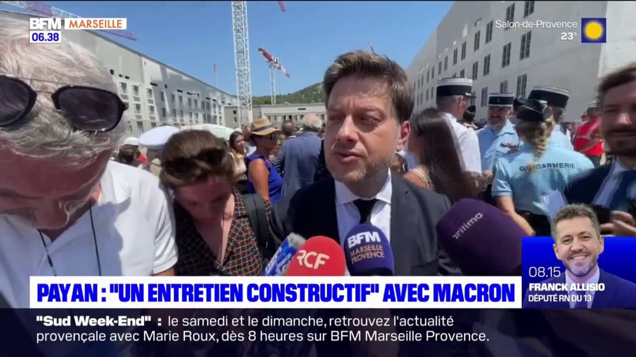 "Un entretien constructif": Emmanuel Macron et Benoît Payan ont échangé ...