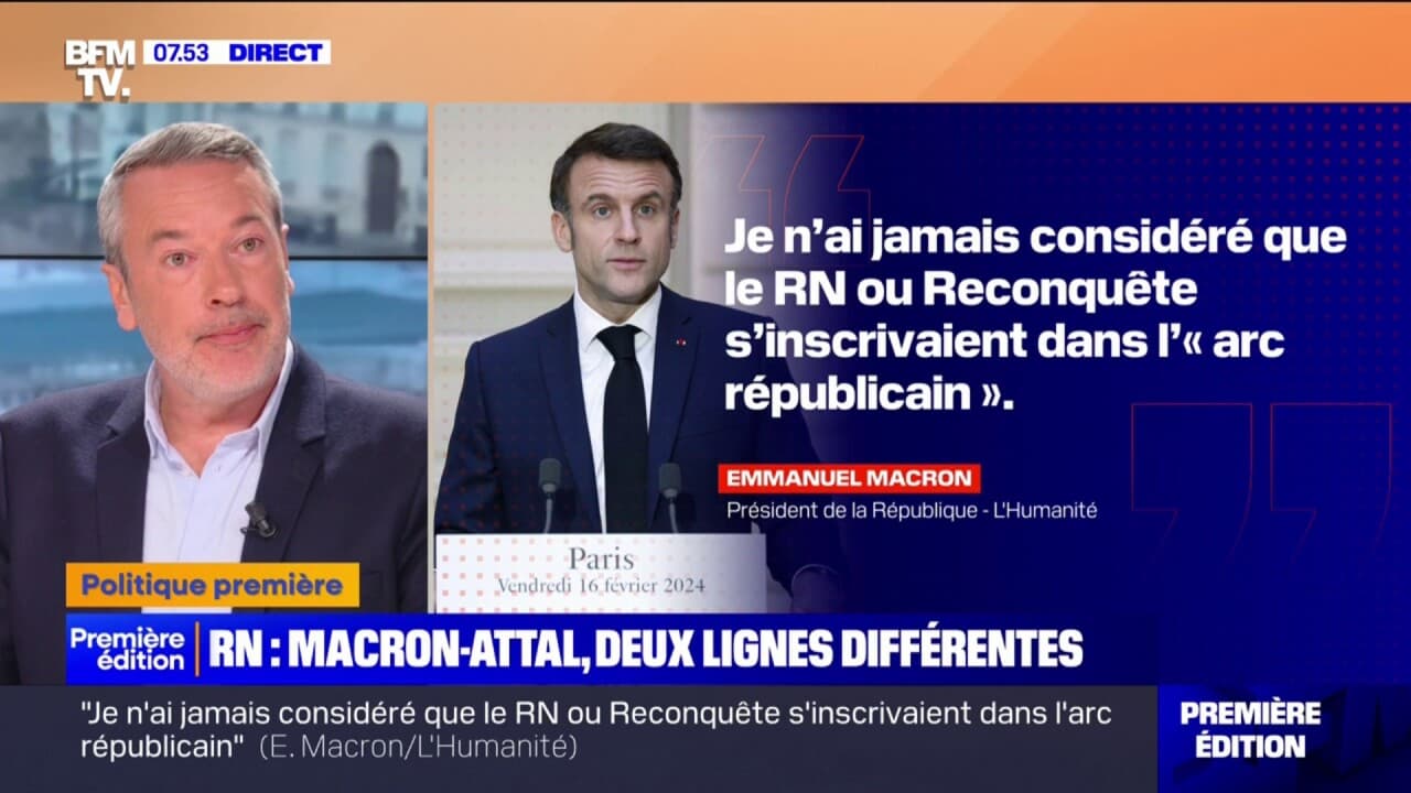 ÉDITO - "On s'y perd": entre Macron et Attal, deux lignes différentes ...