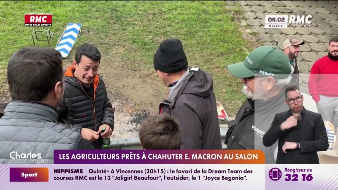 Les agriculteurs prêts à chahuter Emmanuel Macron au salon