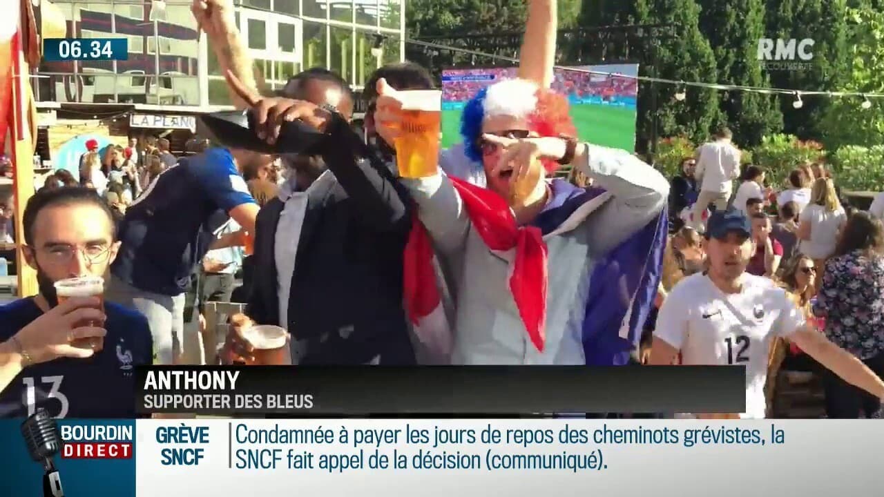 France - Pérou: les supporters des Bleus ont fêté la victoire (et la ...