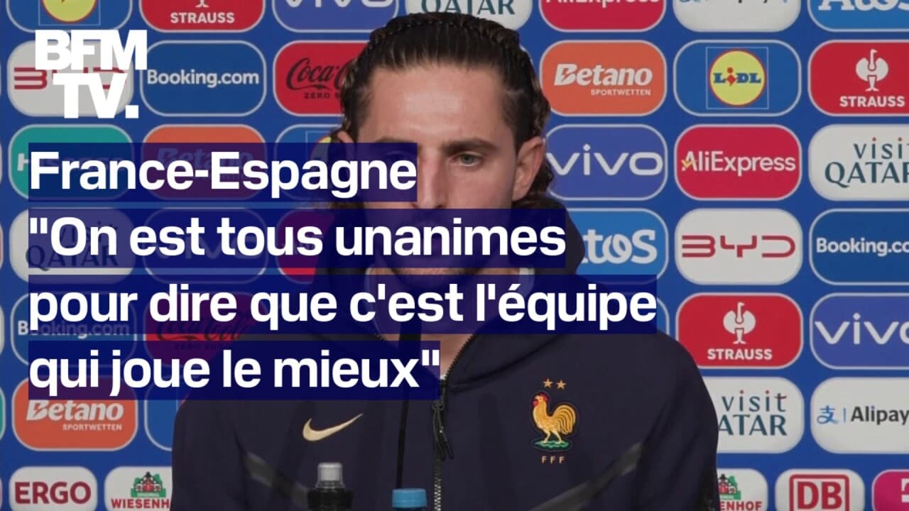 Euro 2024: les conférences de presse d'Adrien Rabiot et Didier ...
