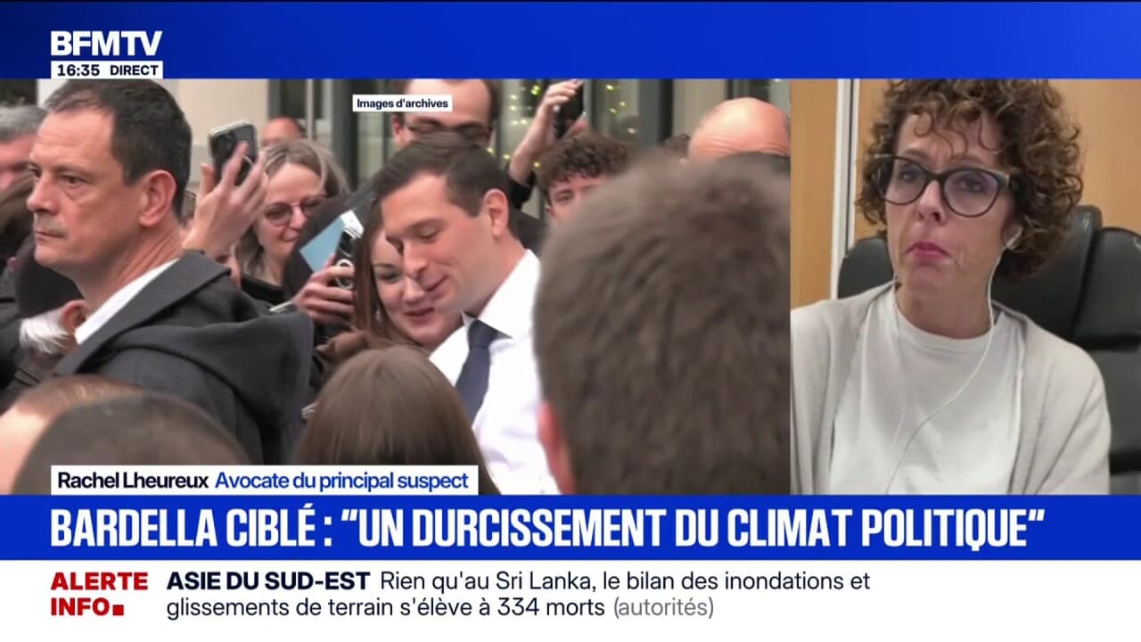 Jordan Bardella visé par un œuf: l'avocate du principal suspect dément ...