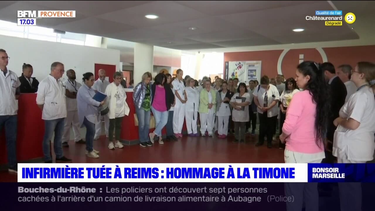 Marseille: le personnel de La Timone rend hommage à l'infirmière tuée à ...