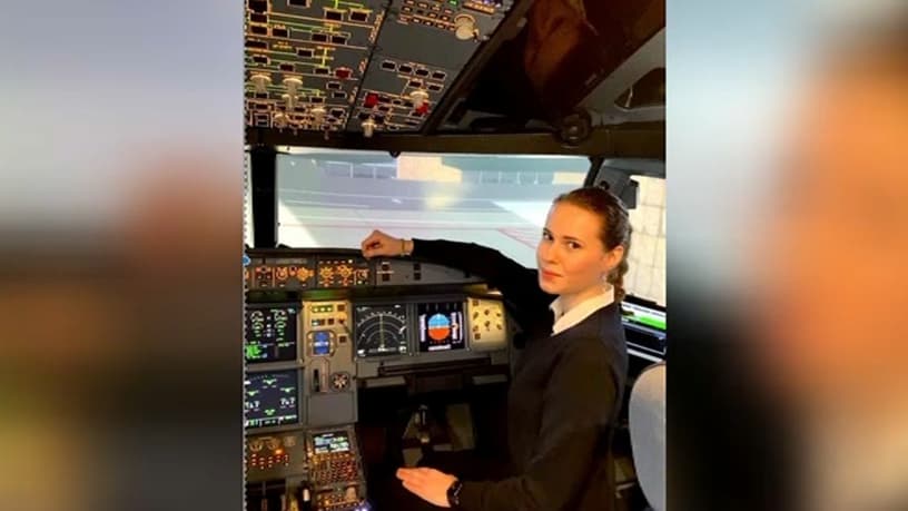 À 21 ans, elle pilote déjà un Airbus A320