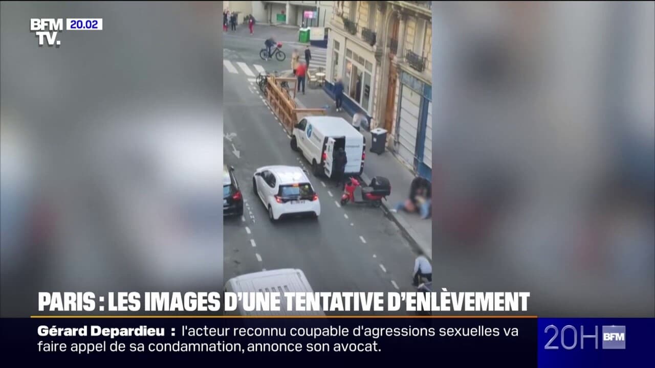 Cryptomonnaie: les images de la tentative d'enlèvement en plein Paris