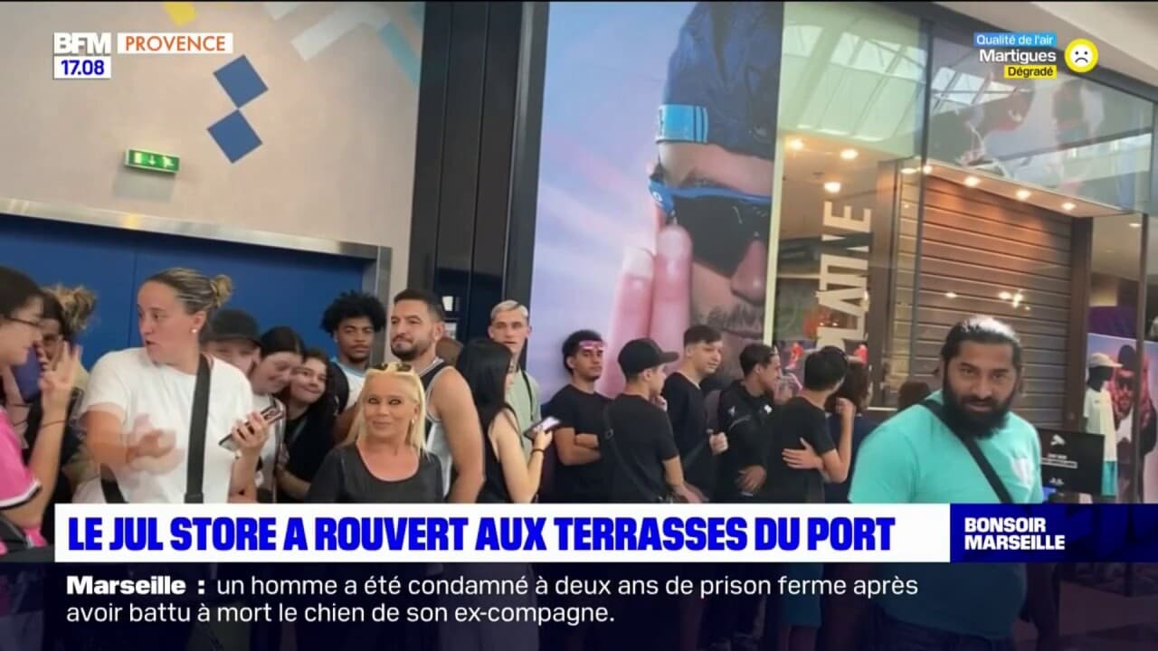 Marseille: le Jul Store a rouvert aux Terrasses du Port