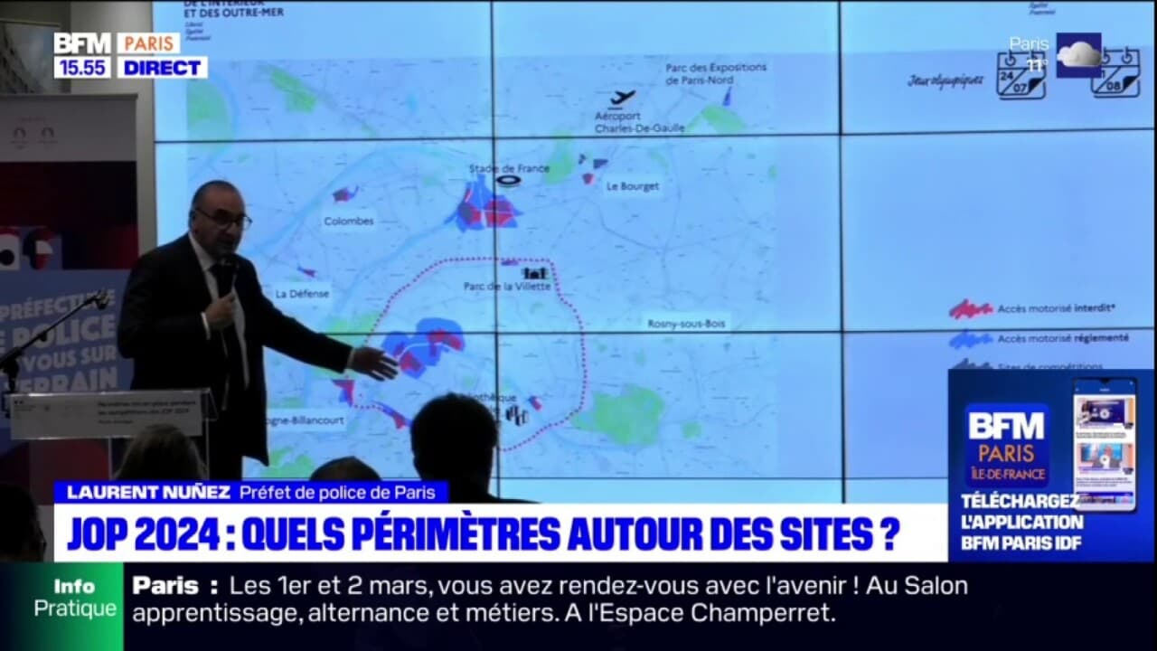 Paris 2024: quels périmètres de sécurité autour des sites?
