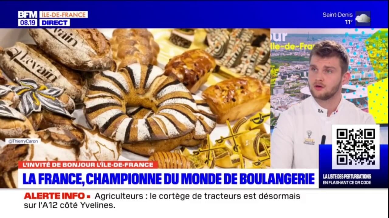 Fabien Nolay, est devenu champion du monde de boulangerie 2024 avec l ...