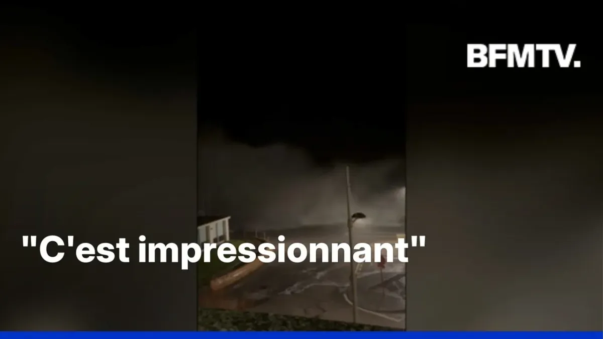 Les images impressionnantes de la tempête Goretti