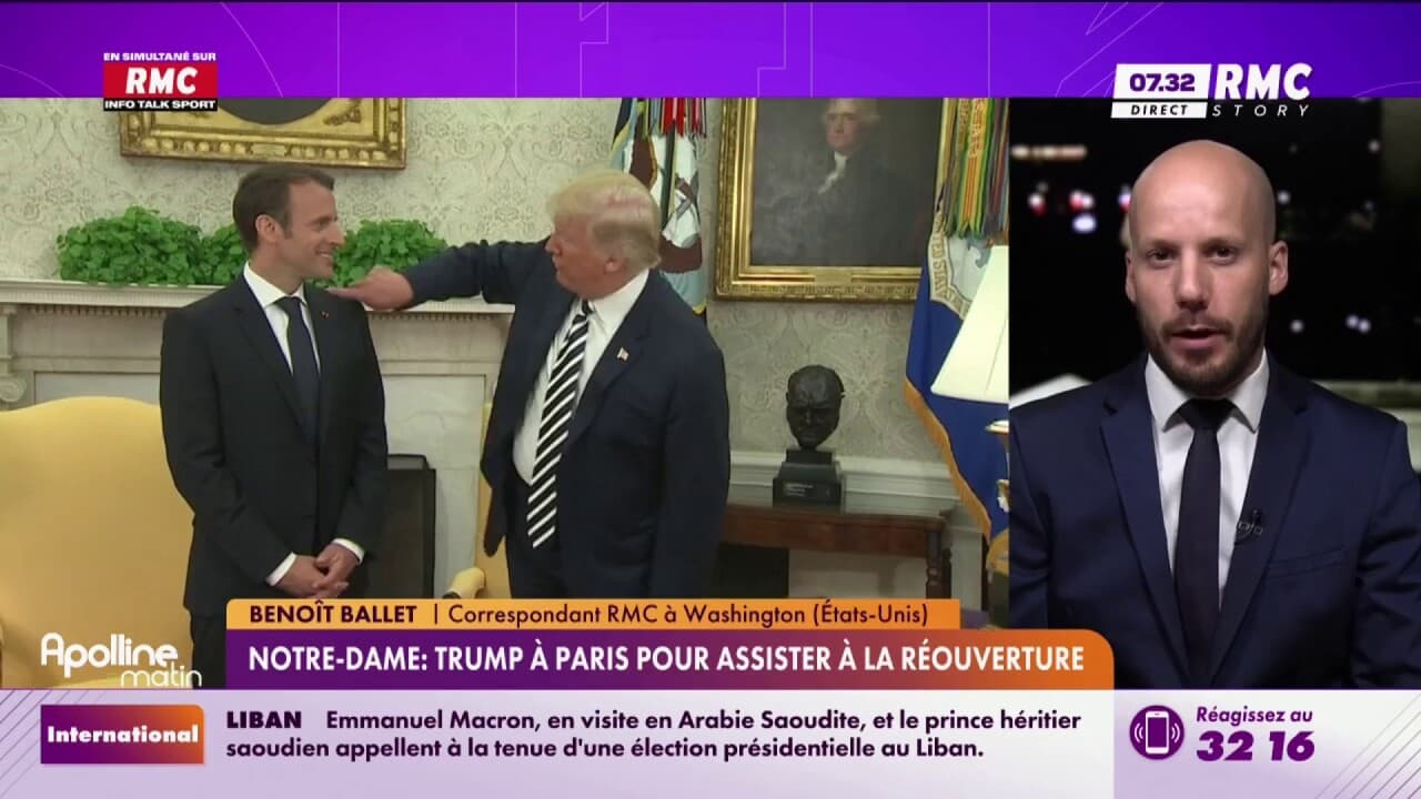 Notre-Dame: Donald Trump présent à la réouverture de la cathédrale