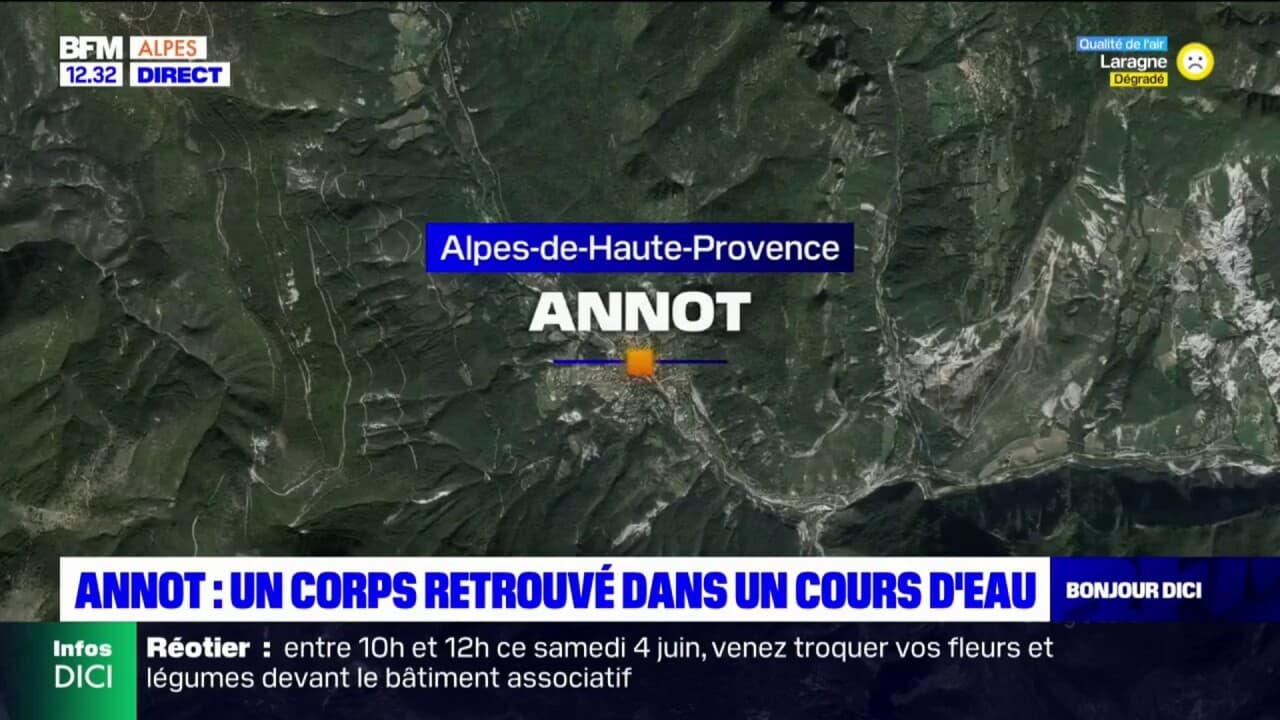 Alpes-de-Haute-Provence: un corps retrouvé dans un cours d'eau