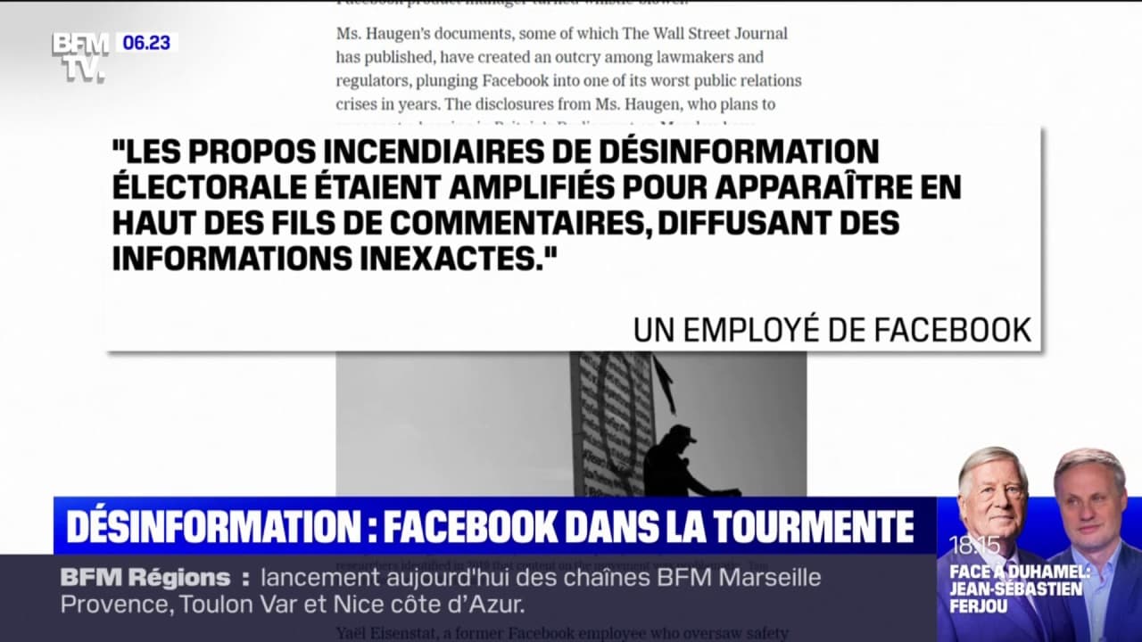 "Facebook papers": la révélation de documents internes enfonce le géant ...
