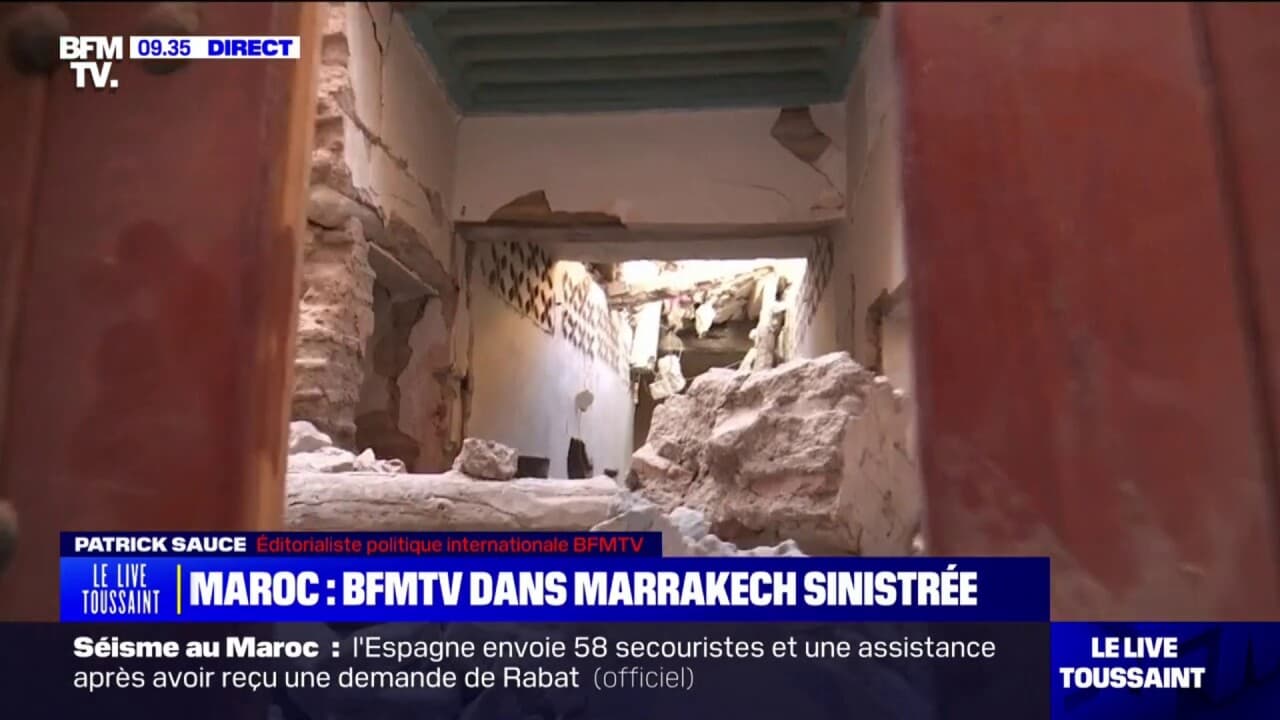 Séisme au Maroc: à Marrakech, le quartier du Mellah sinistré Séisme au Maroc: à Marrakech, le quartier du Mellah sinistré