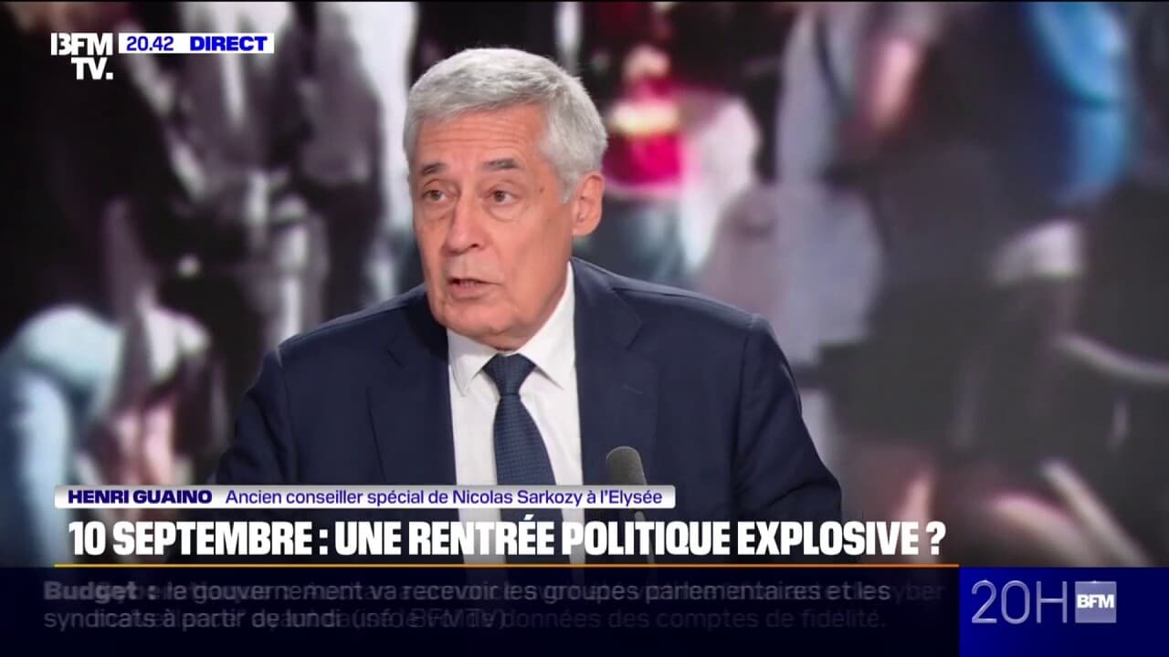 Mélenchon/grève générale du 10 septembre: "il est en train d'éteindre le feu", lance Henri ...