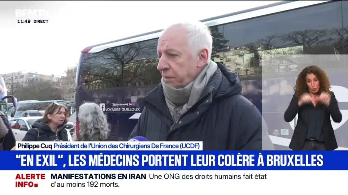 Plusieurs centaines de médecins se préparent à partir à Bruxelles pour ...