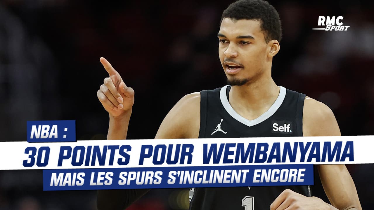 NBA : 30 points pour Wembanyama mais les Spurs s'inclinent, les ...
