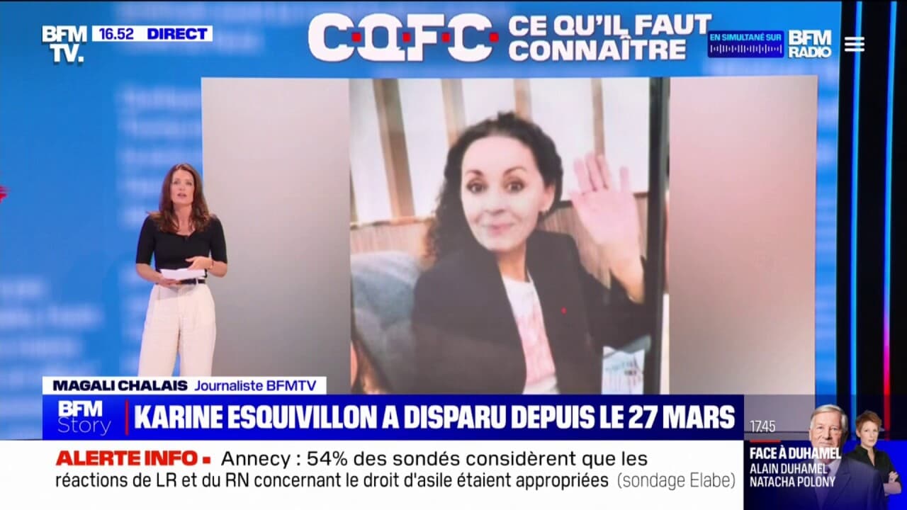 Karine Esquivillon a disparu depuis le 27 mars