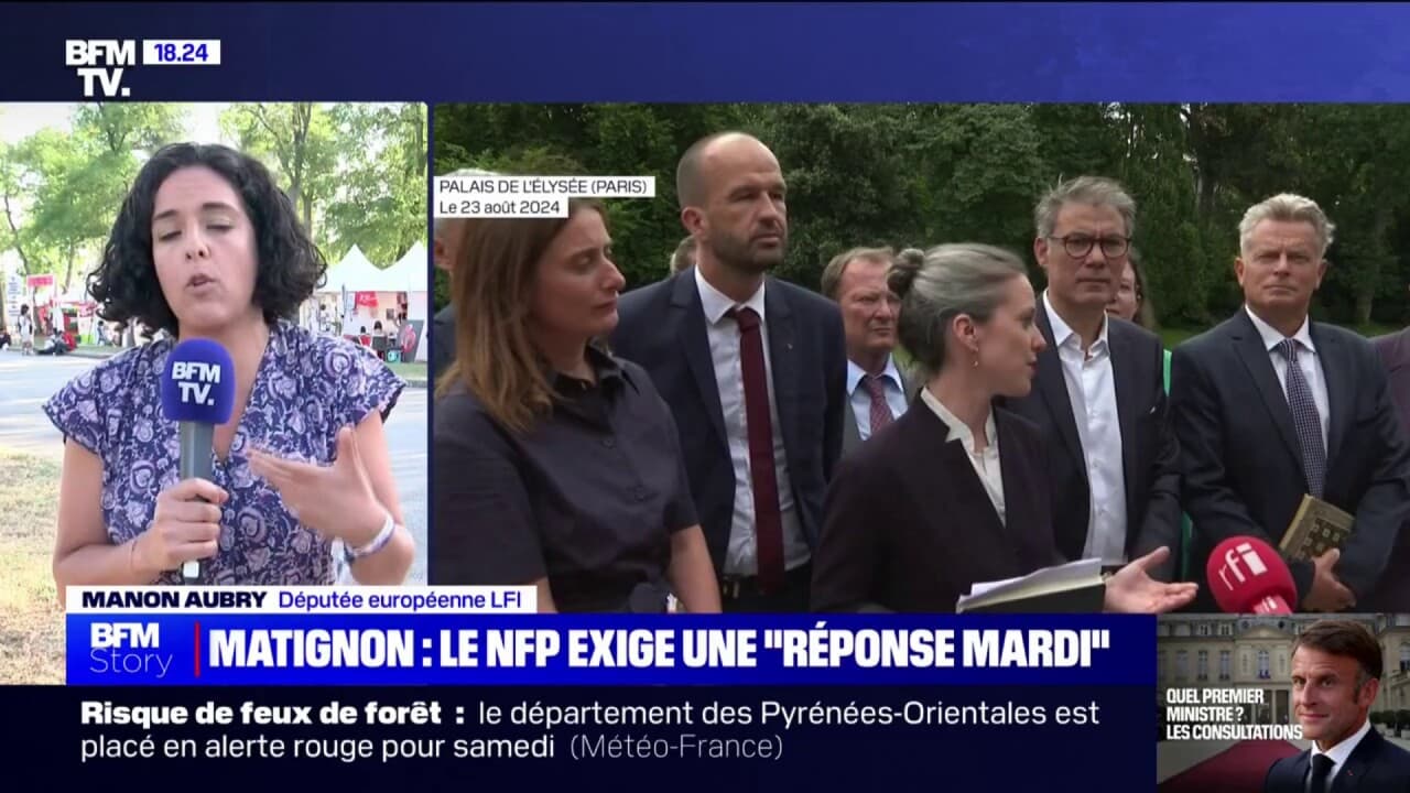 Manon Aubry (députée européenne LFI): "Nous sommes les seuls à mettre ...