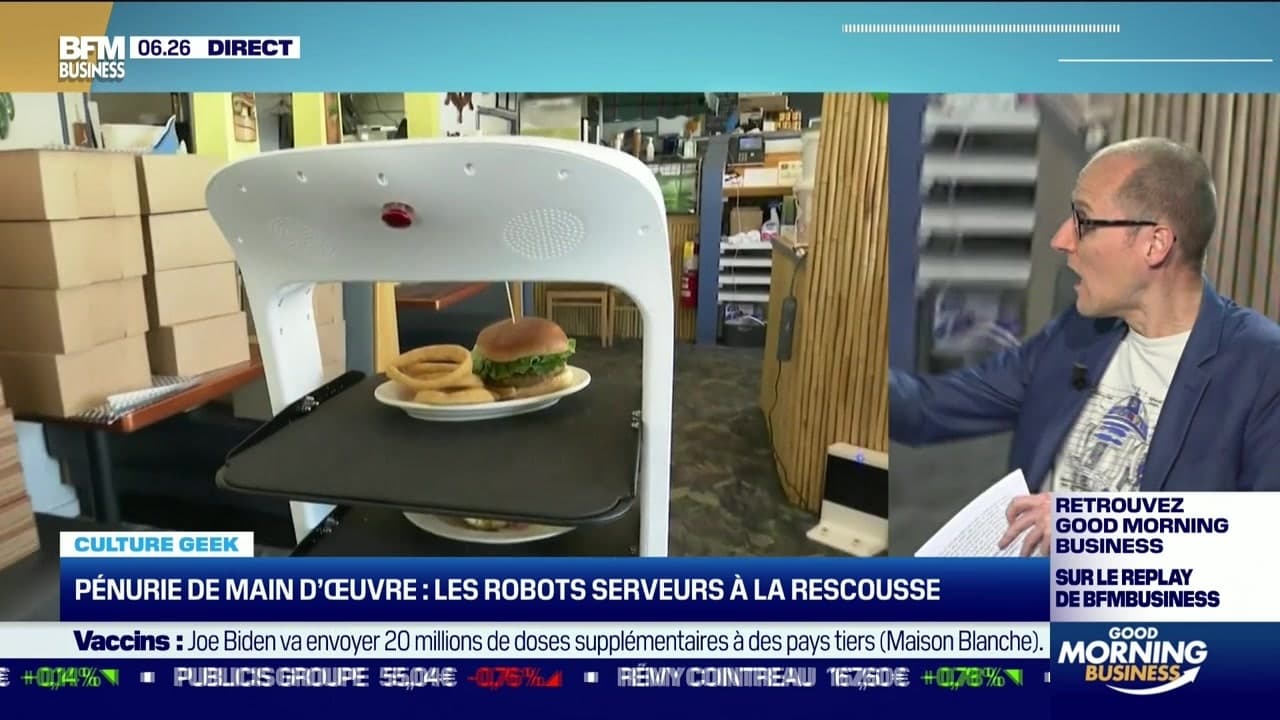 Culture Geek : Pénurie de main d'œuvre, les robots serveurs à la rescousse par Anthony Morel - 18/05