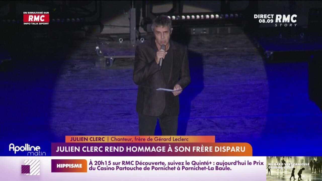 Julien Clerc rend hommage à son frère disparu
