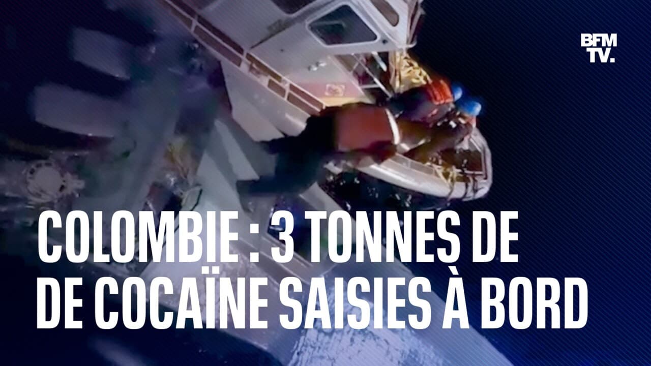 3 tonnes de cocaïne à bord... La marine colombienne saisit le plus ...