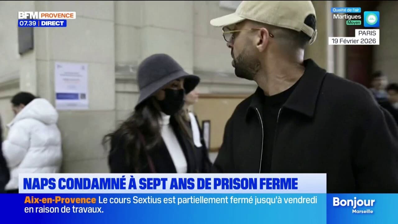 Le rappeur Naps condamné à sept ans de prison ferme pour viol