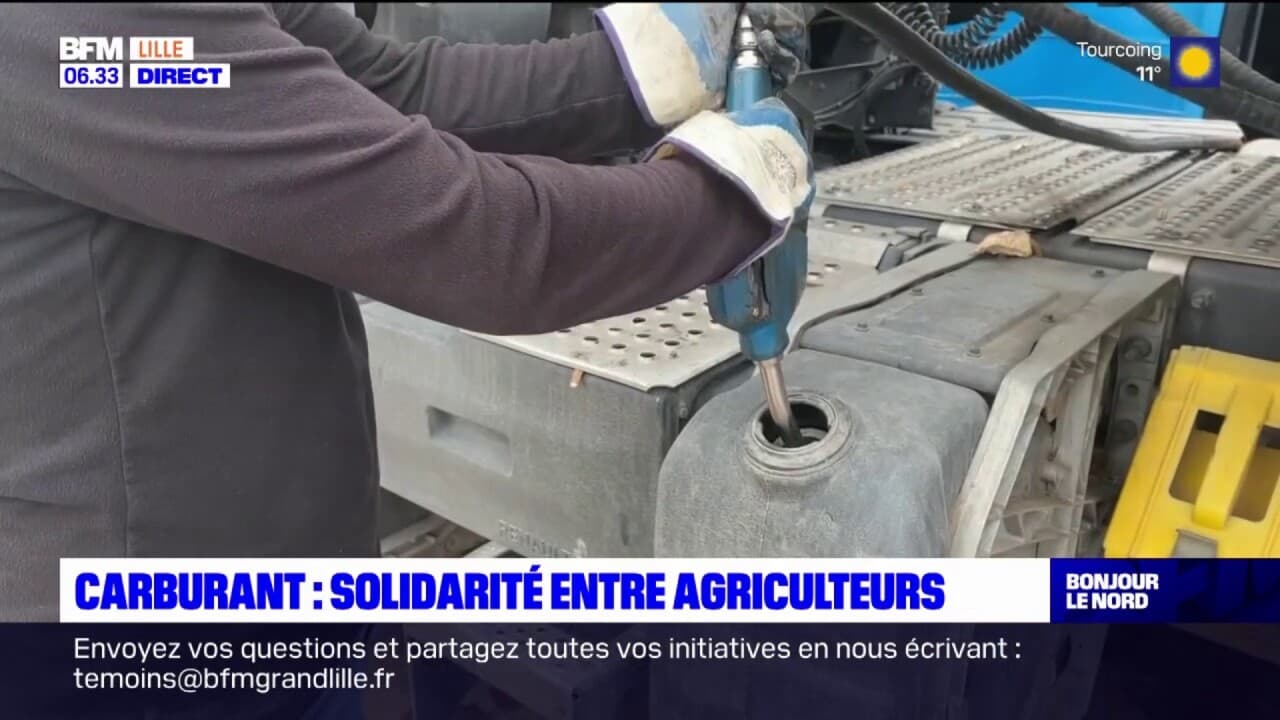 Carburant: les agriculteurs du nord s'entraident pour sauver les récoltes Carburant: les agriculteurs du nord s'entraident pour sauver les récoltes