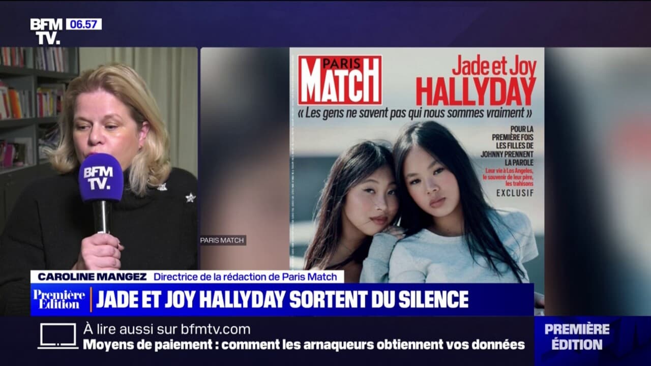 Jade et Joy Hallyday donnent leur première interview à Paris Match