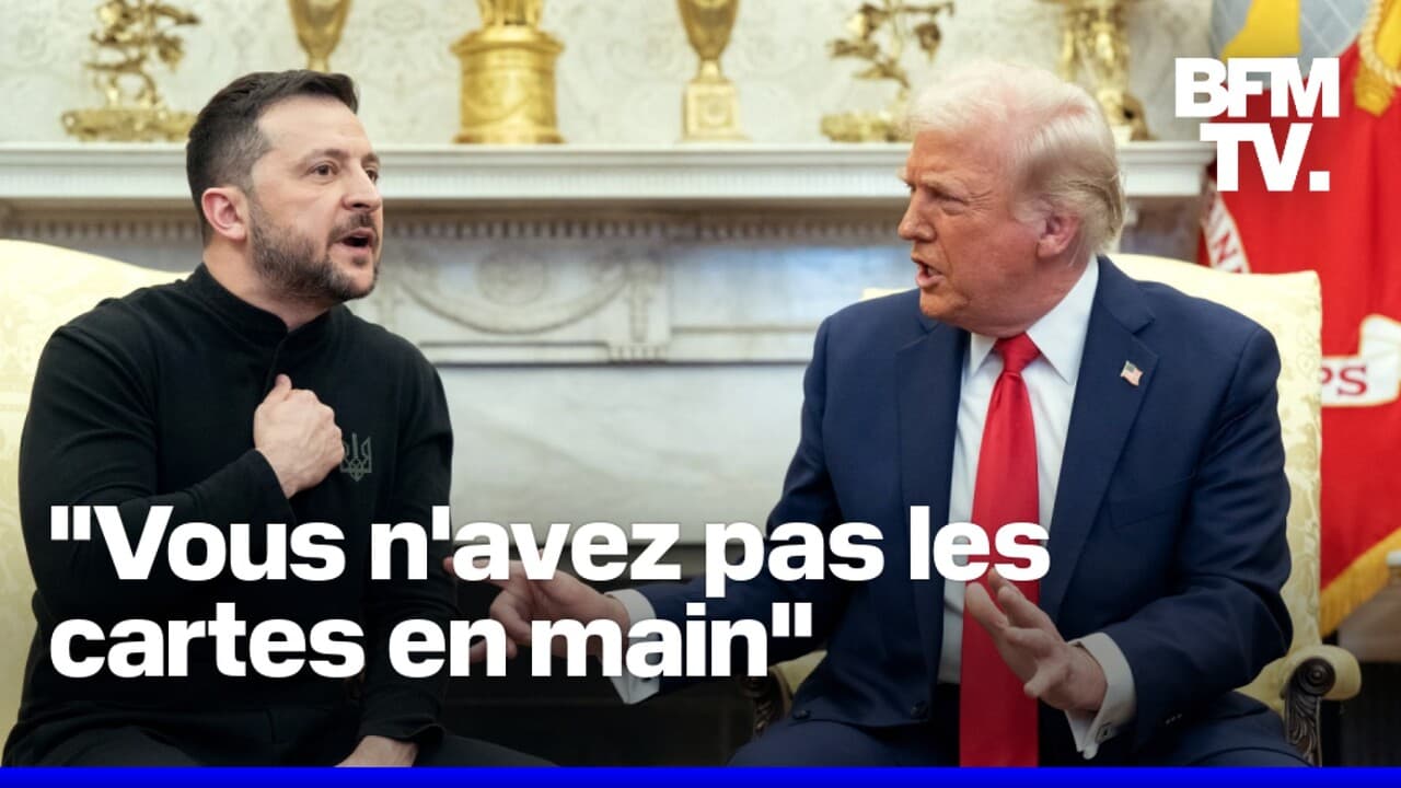 "Vous n'avez pas les cartes en main": l'échange tendu entre Donald ...