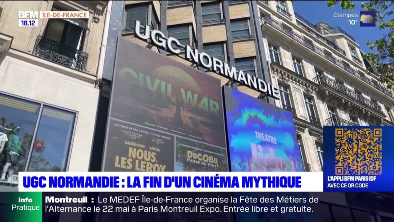 Paris: avec la fermeture du l'UGC Normandie, la fin d'un cinéma ...