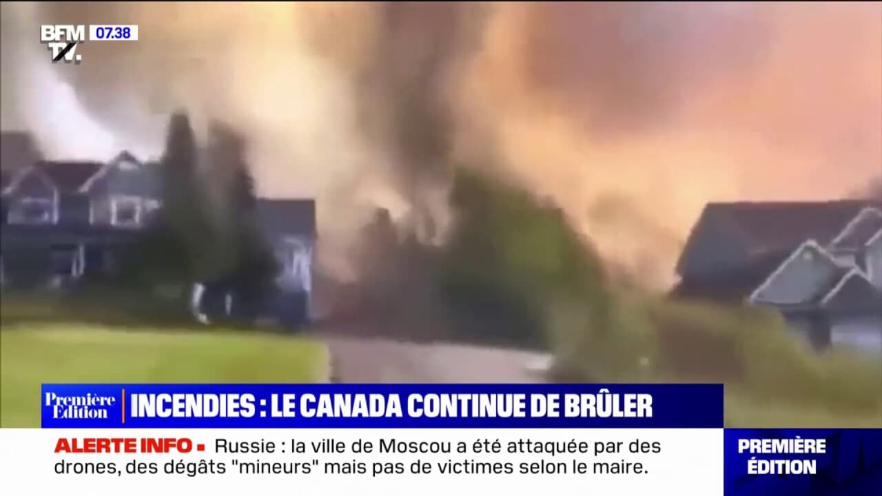 Canada Létat Durgence Déclaré Et Des Milliers De Personnes évacuées