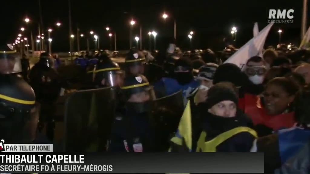 Charge de CRS à Fleury-Mérogis: "On a pris des coups", dénonce un surveillant de prison