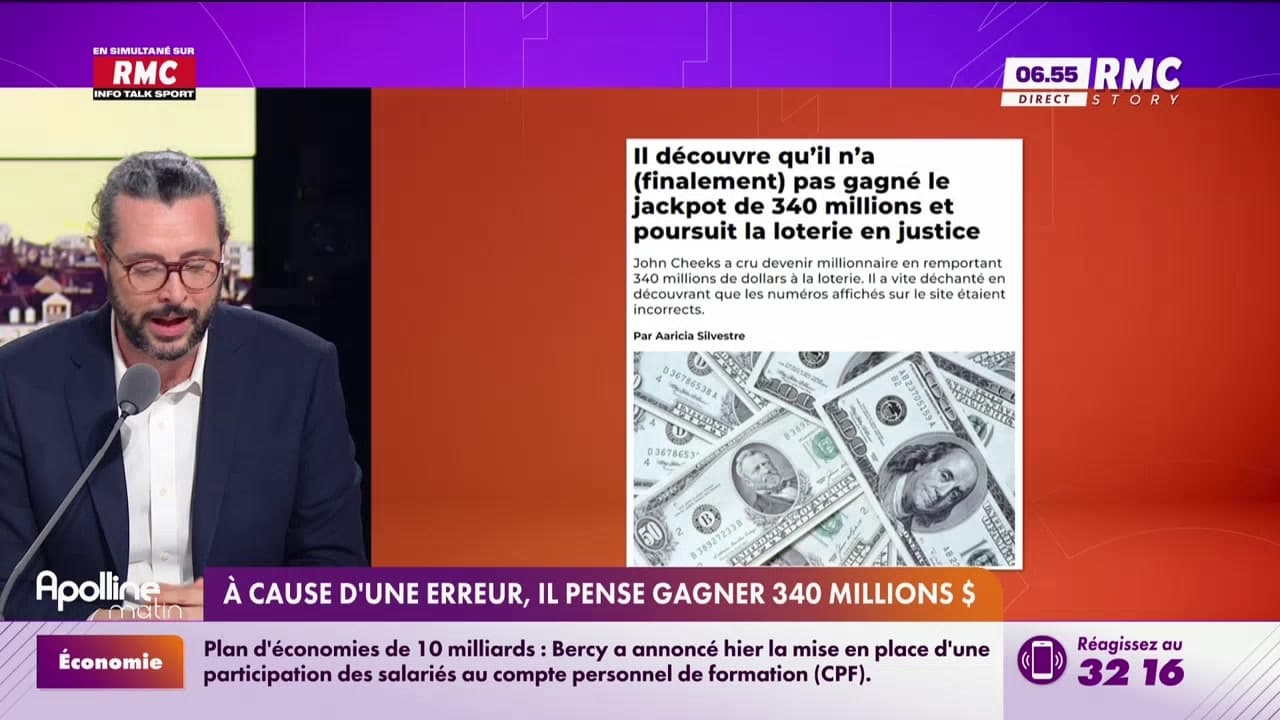 On n'a pas osé vous en parler :À cause d'une erreur, il pense gagner ...