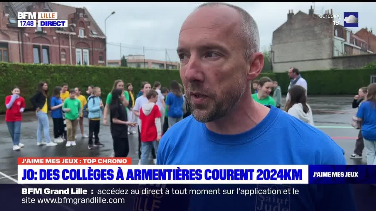 J'aime mes jeux du mercredi 15 mai - JO : des collèges à Armentières courent 2024 km