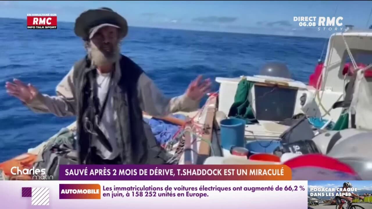 Sauvé après 2 mois de dérive, Tim Shaddock est un miraculé