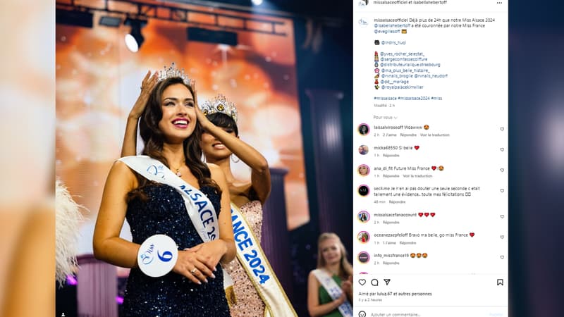 "Je suis encore sur mon petit nuage": Isabella Hebert élue Miss Alsace 2024