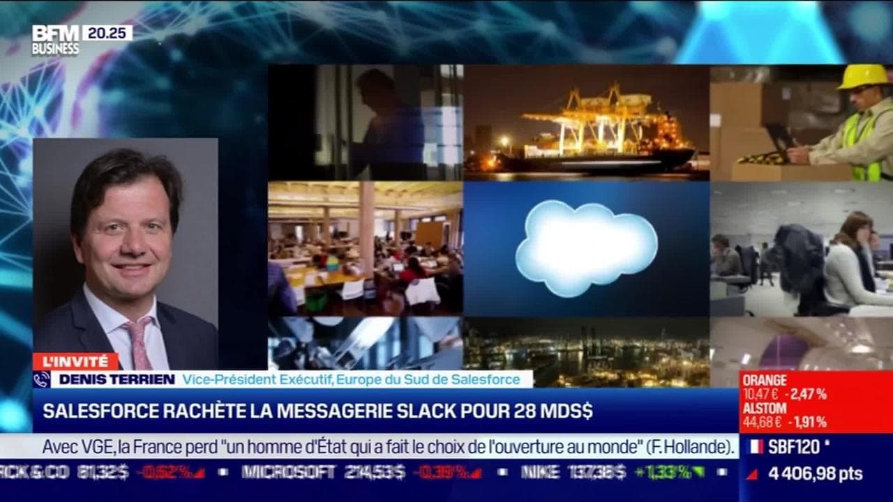 Denis Terrien (Salesforce) : Salesforce rachète la messagerie Slack ...