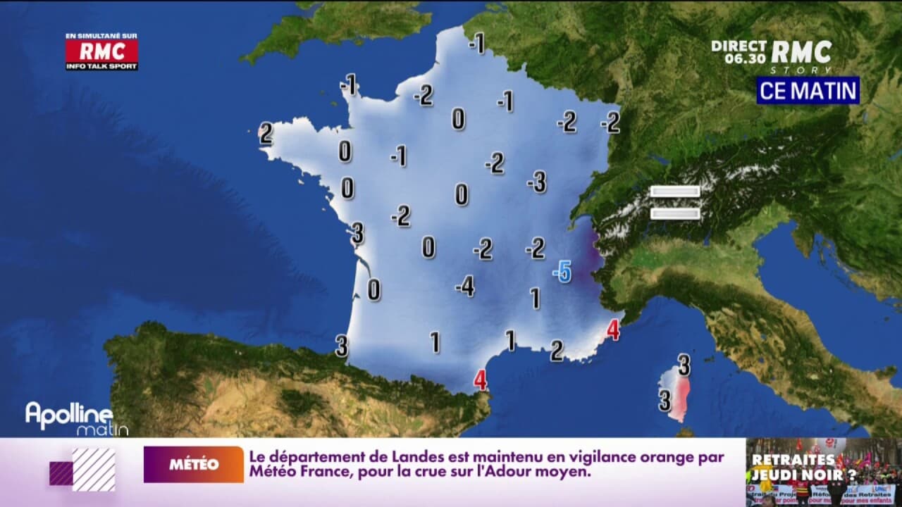Météo: le froid s'est bien installé